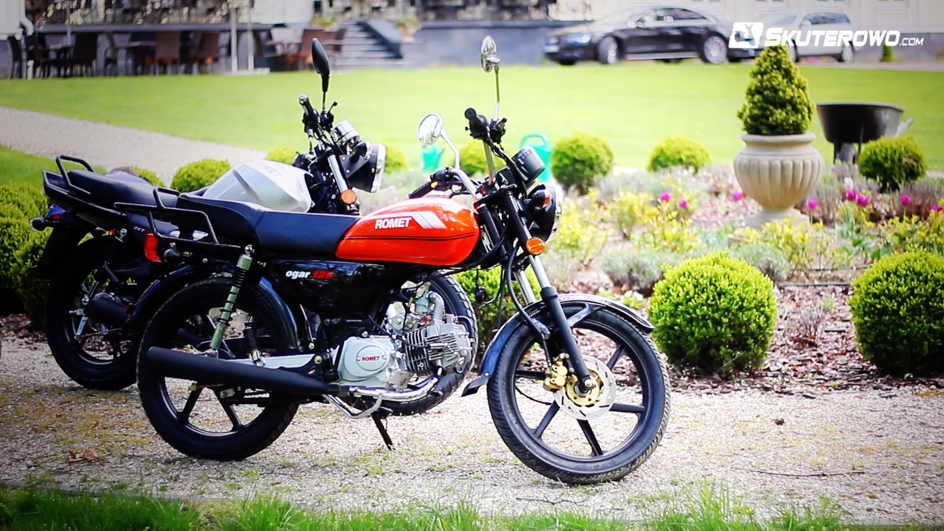 Test Romet Soft 125, Romet Zetka 125 i Ogar 125 z bliska na Dworze na ...