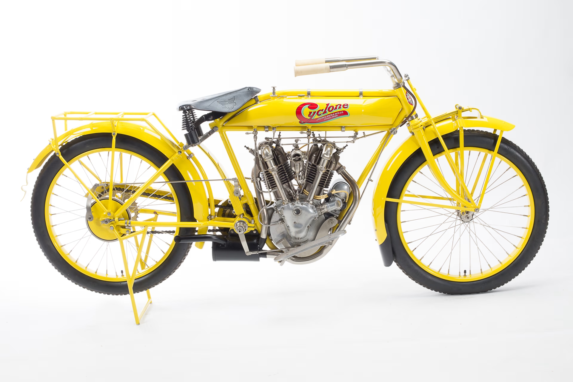 Oto najdroższy motocykl na świecie - Cyclone V-Twin z 1915 roku ...